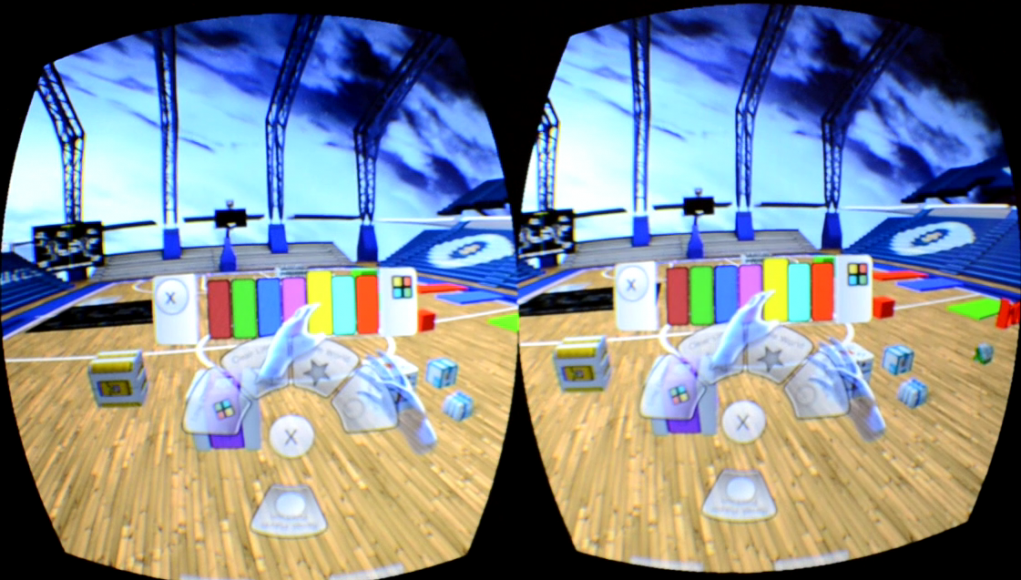 Oculus Rift Virtual Reality Interface Experiment with NGUI