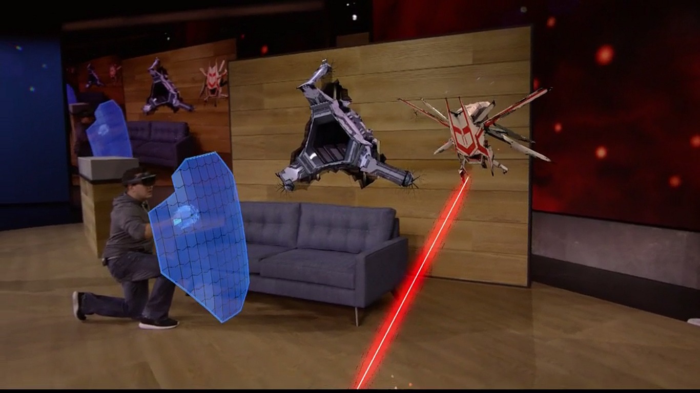 Microsoft Reveals 'Project XRay' HoloLens Gameplay (video)