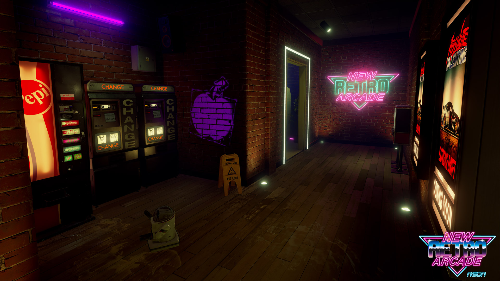 'New Retro Arcade Neon' Launches on Steam for HTC Vive