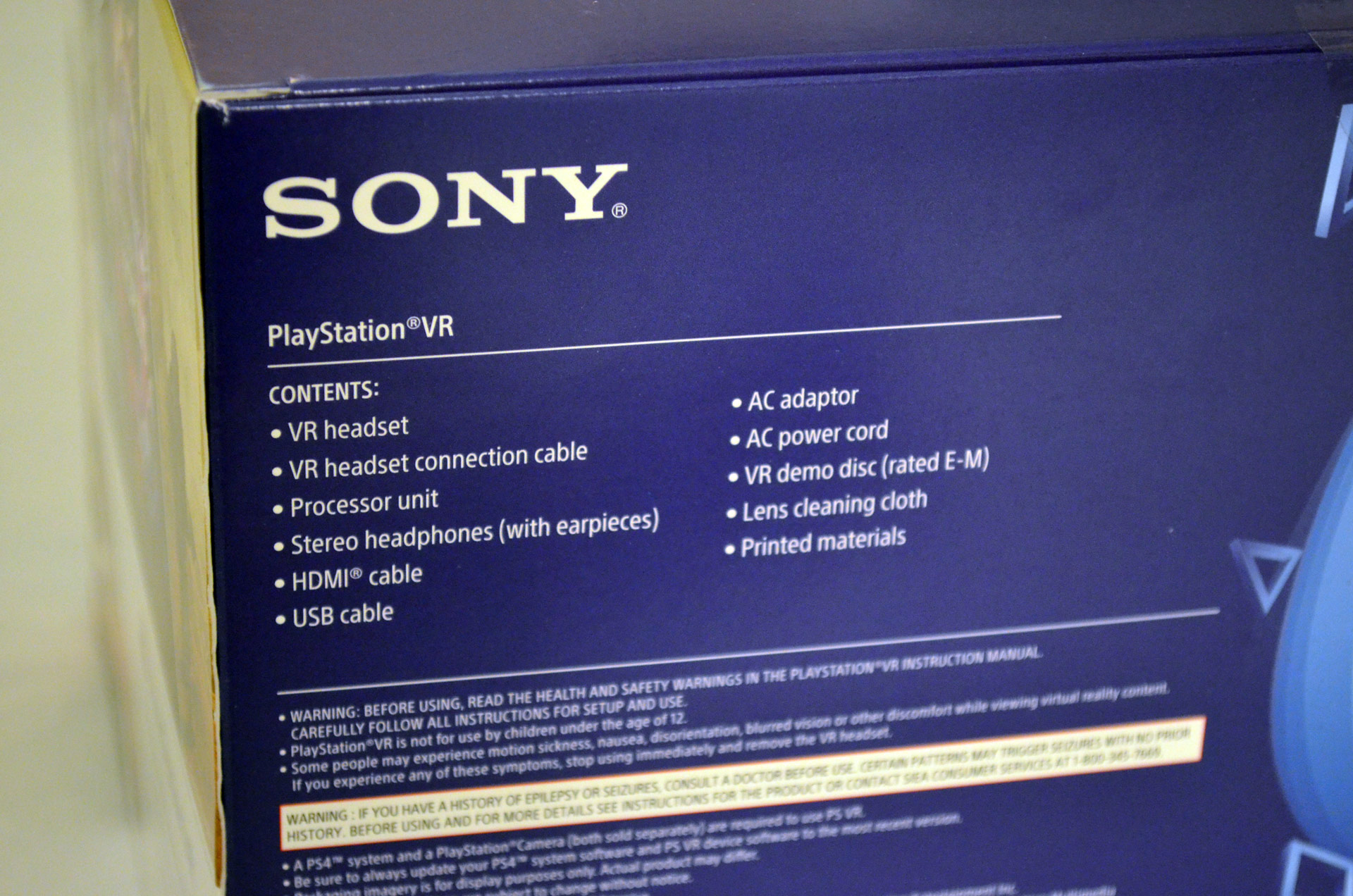 PlayStation VR Unboxing – Road to VR