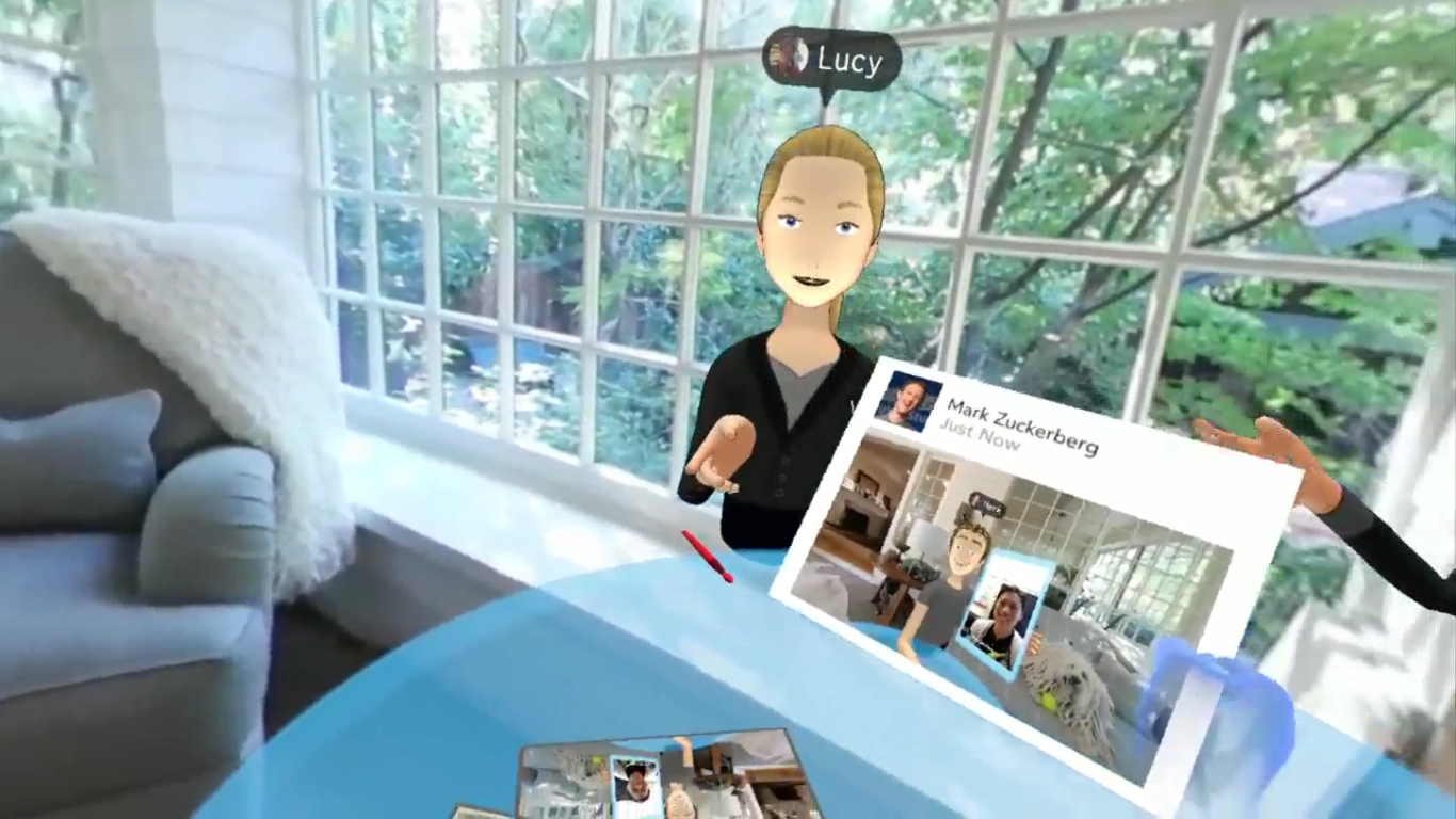 Facebook Shows Updated Social VR Prototype That Dials Into the Real ...